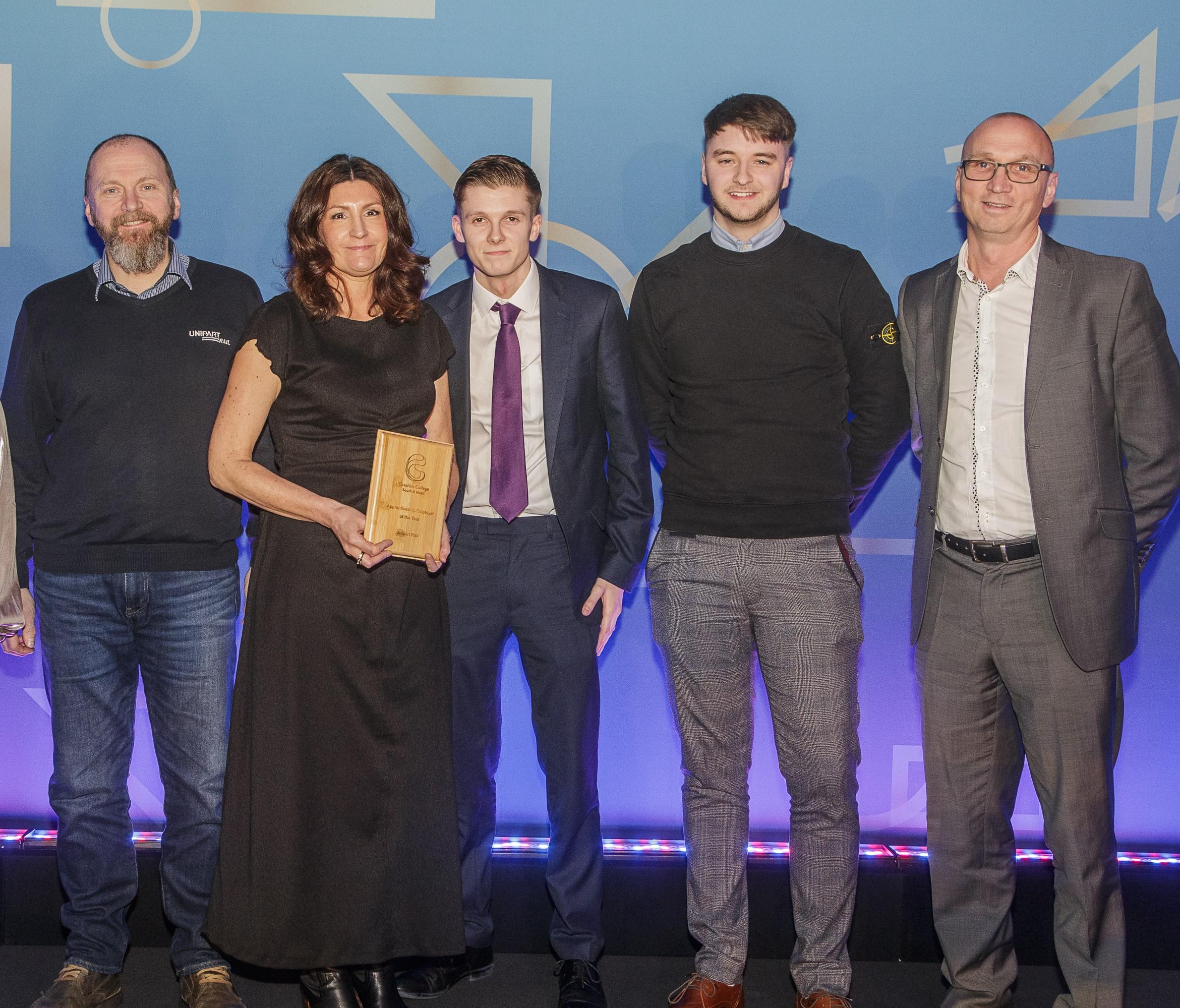 Unipart Rail wins 'Apprenticeship Employer of the Year' - Unipart Group